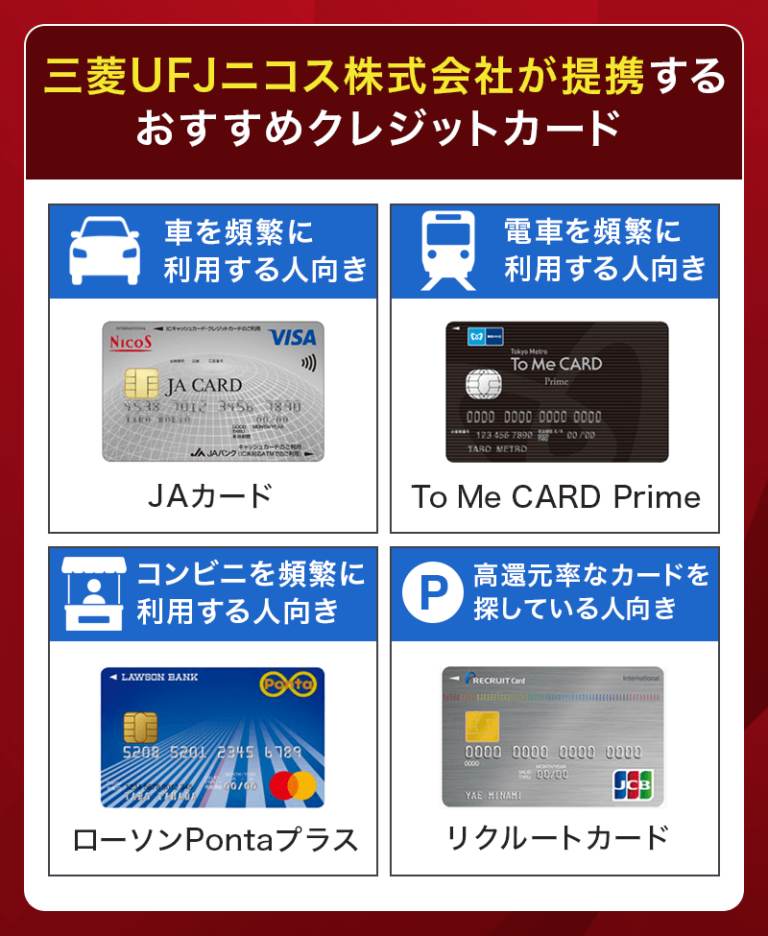 三菱UFJ発行のおすすめクレジットカード！国際ブランドの選び方や提携カード紹介 - クレジットカードの知恵袋